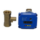 Two-way miniature electric DN15 brass valve with switch
