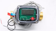 Brass body display ultrasonic heat flow meter modbus