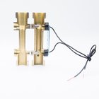 yellow Ultrasonic Heat Meter Body DN25 miniature Brass Pipe