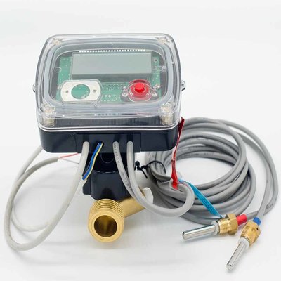 Flow meter sensor Remote power meter reading Forum Ultrasonic calorimeter drawing